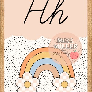 Daisy Dreams Alphabet Posters - Etsy