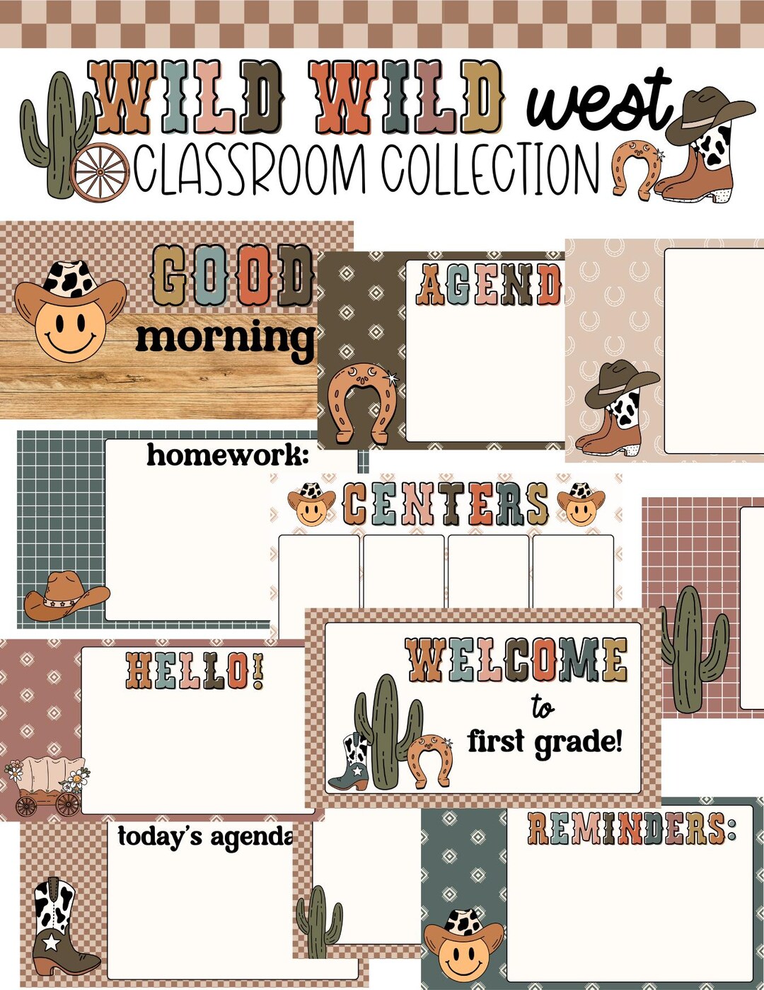 Wild Wild West Google Slides Templates - Etsy