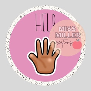 Retro Rainbow Hand Signals Classroom Posters [editable] - Etsy