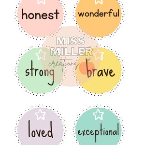 Pastel Boho Rainbow Affirmation Station - Etsy