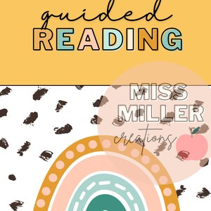 Modern Boho Rainbow Binder Covers [editable] - Etsy