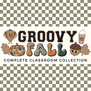 Groovy Fall Classroom Decor Bundle - Etsy
