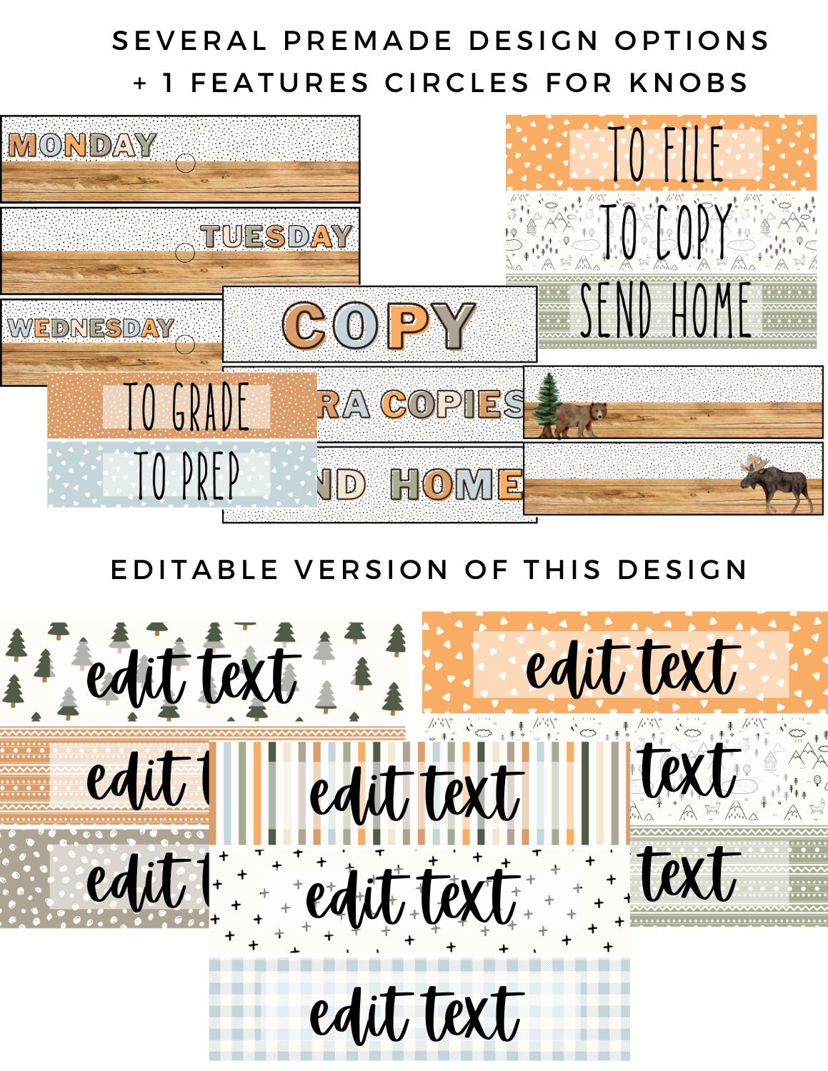 Adventure 10-drawer Rolling Cart Labels - Etsy