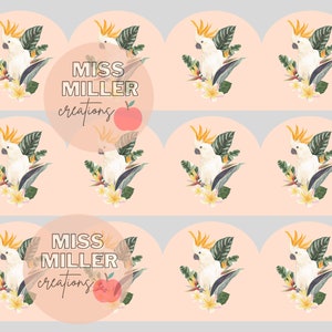 Boho Tropics Bulletin Board Borders - Etsy