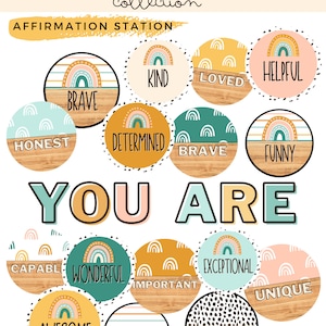 Modern Boho Rainbow Complete Classroom Collection - Etsy