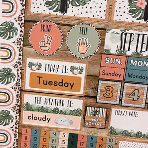 Boho Tropics Complete Classroom Collection - Etsy