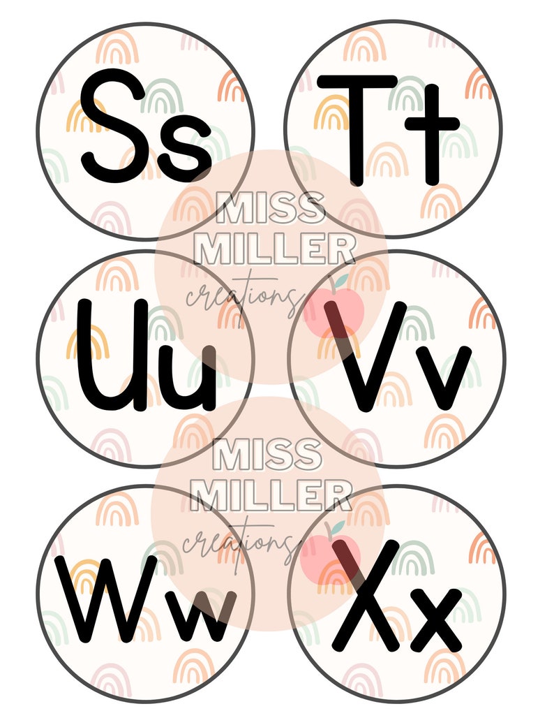 Groovy Boho Word Wall editable - Etsy