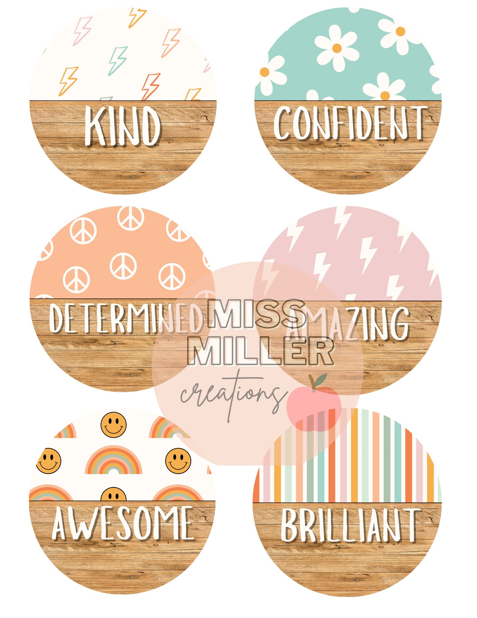 Groovy Boho Affirmation Station - Etsy