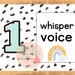 Modern Boho Rainbow Voice Level Classroom Posters - Etsy