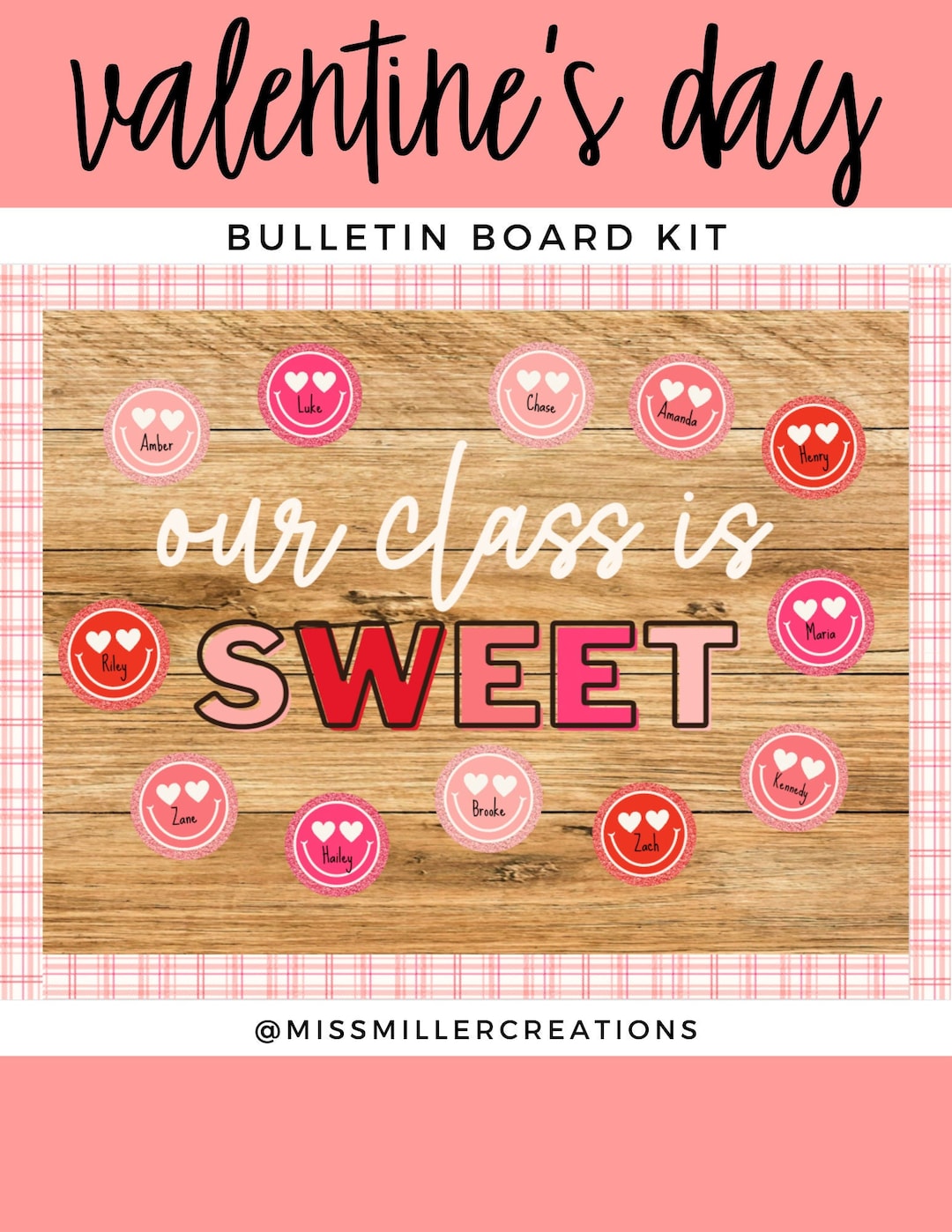 Our Class is Sweet Bulletin Board Kit [valentine's Day] [editable] - Etsy