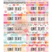 Groovy Glitter Teacher Toolbox Labels editable - Etsy