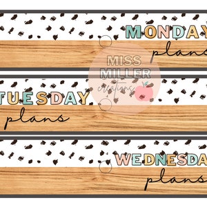 Modern Boho Rainbow 10-drawer Cart Labels [editable] - Etsy