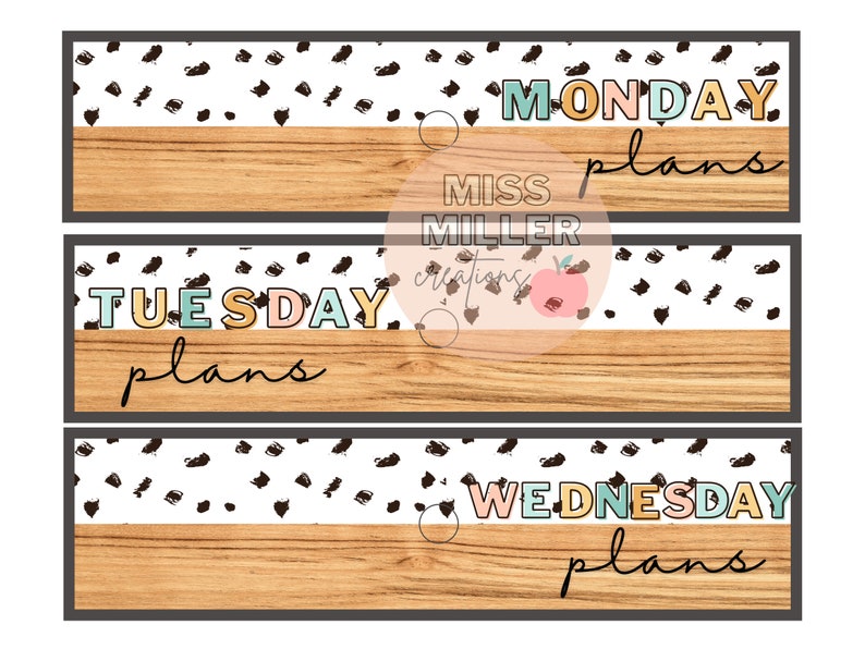 Modern Boho Rainbow 10-drawer Cart Labels editable - Etsy