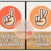 Retro Rainbow Hand Signals Classroom Posters editable - Etsy