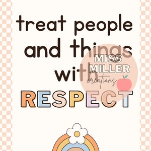 Daisy Dreams Class Rules Posters - Etsy