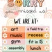 Groovy Boho Where Are We Classroom Door Sign [editable] - Etsy