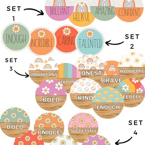 Retro Rainbow Affirmation Station - Etsy