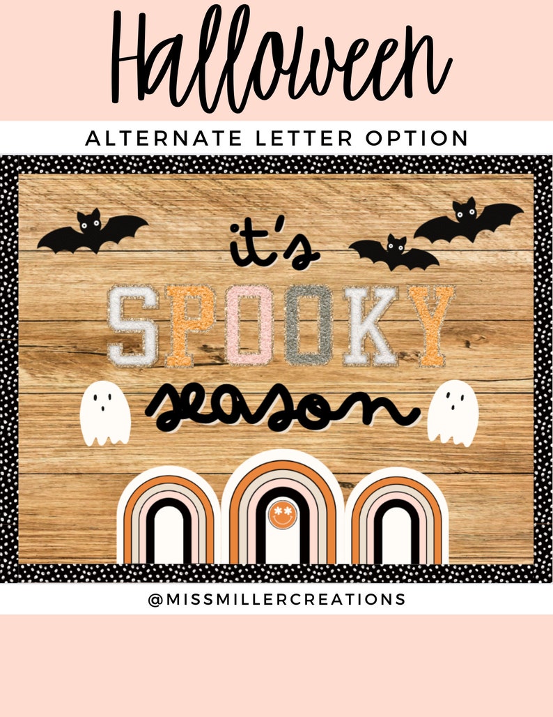 Spooky Season Bulletin Board Kit [halloween] [holiday] [classroom Decor ...