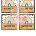 Modern Boho Rainbow Classroom Labels [editable] - Etsy