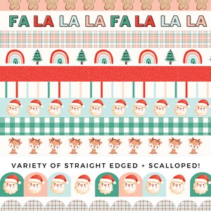 Modern Christmas Bulletin Board Borders - Etsy