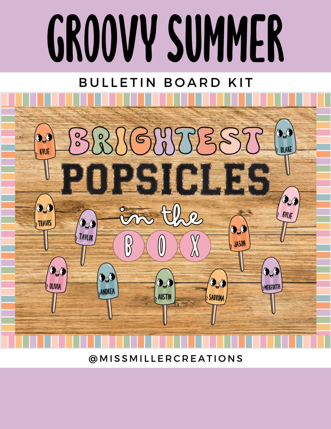 Groovy Summer Classroom Decor Bundle - Etsy