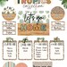 Boho Tropics Teacher Toolbox Labels editable - Etsy