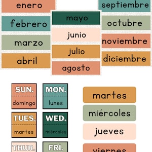 Boho TROPICS Classroom Calendar [editable Features] - Etsy