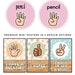Groovy Pastel Hand Signals Classroom Posters [editable] - Etsy