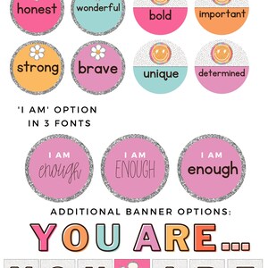 Groovy Glitter Affirmation Station - Etsy