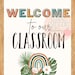 Boho Tropics Classroom Decor Posters - Etsy