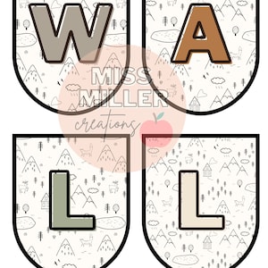 Adventure Word Wall [editable] - Etsy