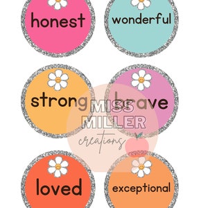 Groovy Glitter Affirmation Station - Etsy