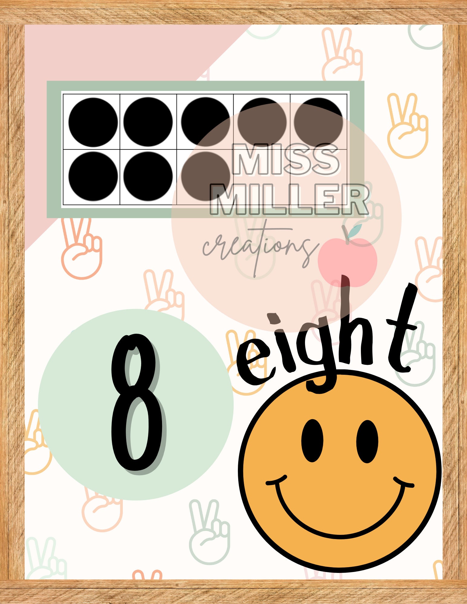 Groovy Boho Classroom Number Posters - Etsy