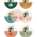 Boho Tropics Classroom Labels editable - Etsy