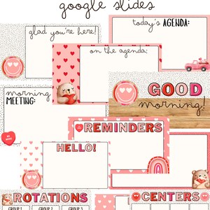 Seasonal Yearlong Google Slides Template Bundle - Etsy