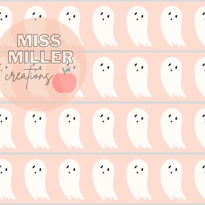 Boho Halloween Bulletin Board Borders - Etsy