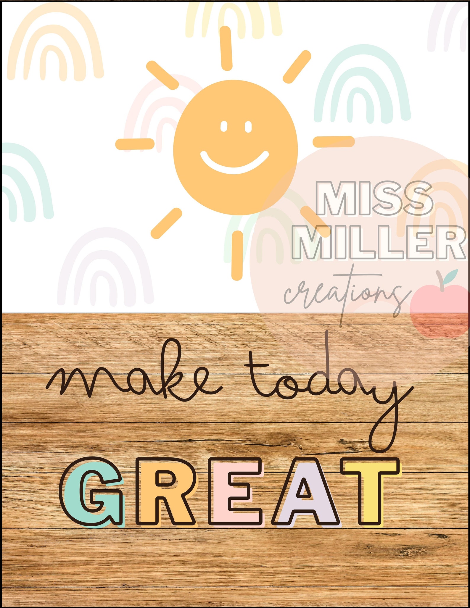 Pastel Boho Rainbow Classroom Quote Posters - Etsy