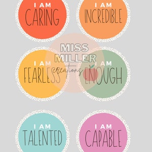 Retro Rainbow Affirmation Station - Etsy