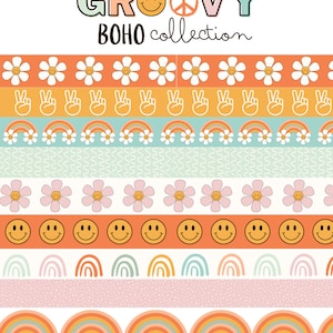 Groovy Boho Complete Classroom Collection [editable] - Etsy
