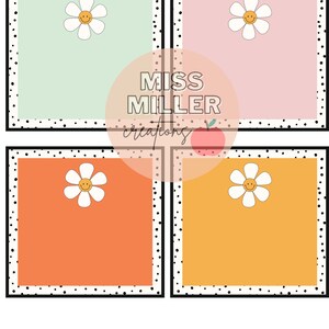 Groovy Boho Labels [editable] - Etsy
