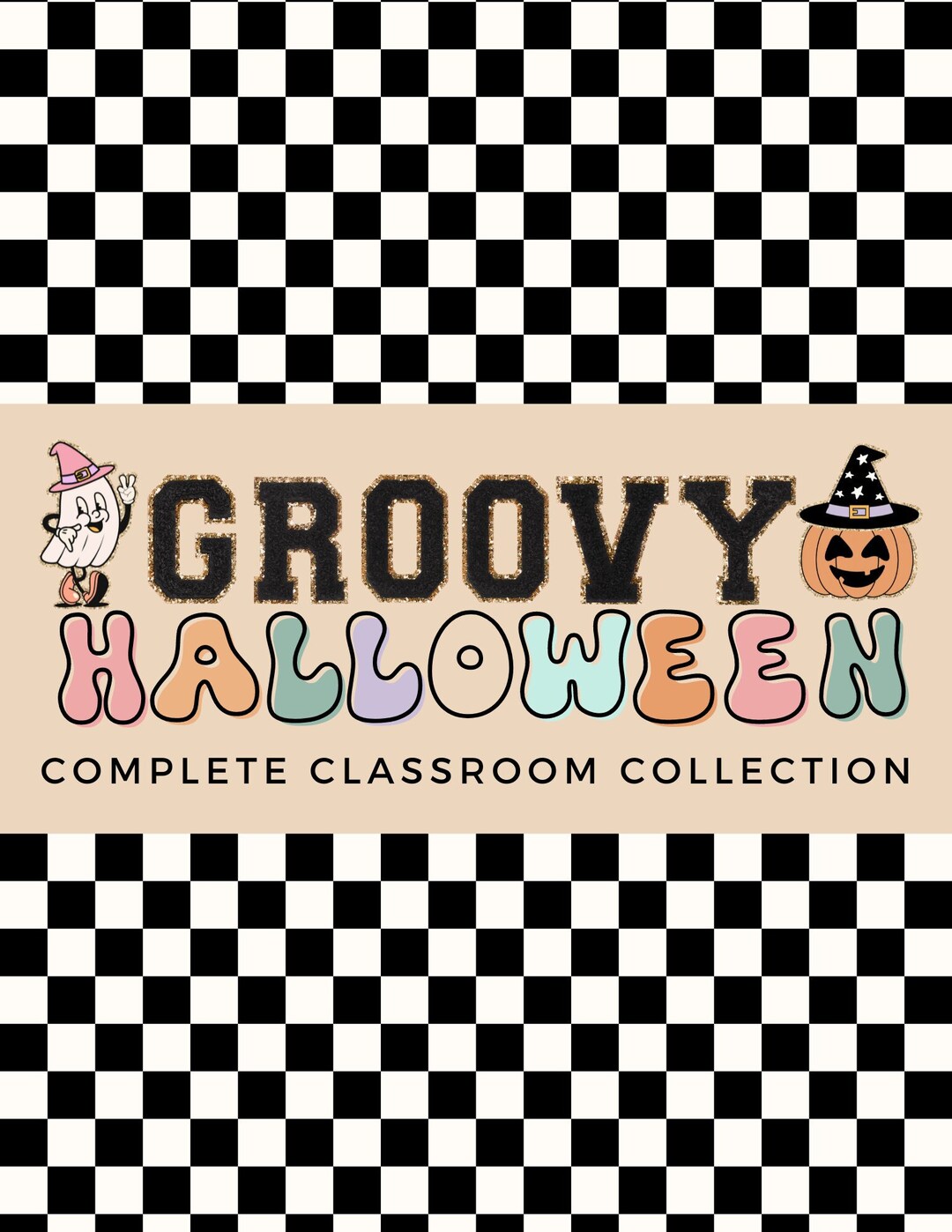 Groovy Halloween Classroom Decor Bundle - Etsy