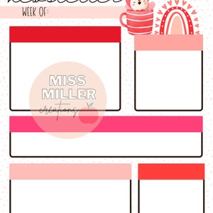 February Weekly Classroom Newsletters [editable] - Etsy