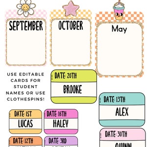 Disco Era Class Birthday Display - Etsy