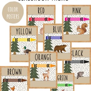 Woodland Theme Complete Classroom Collection - Etsy