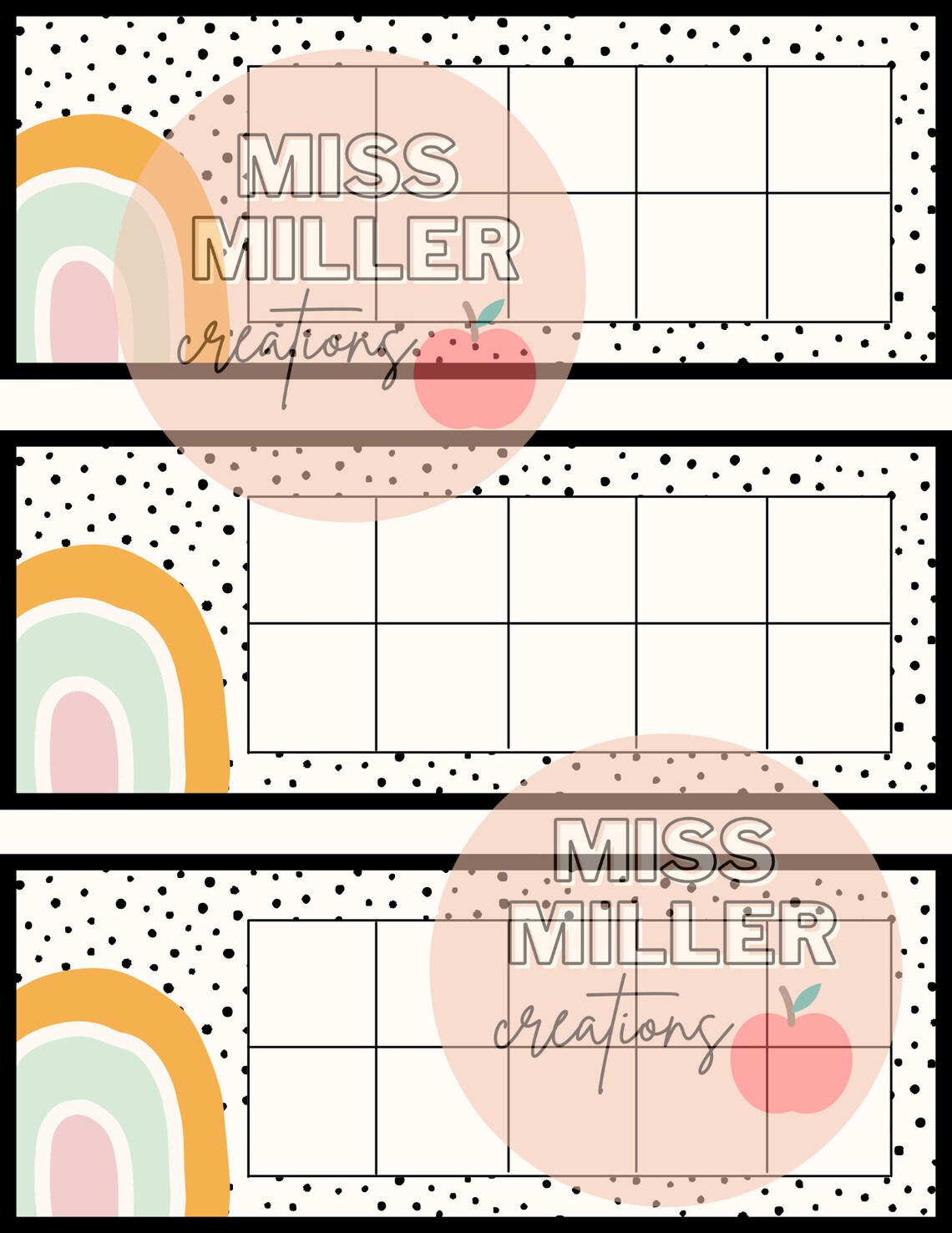 Groovy Boho Math Classroom Displays - Etsy