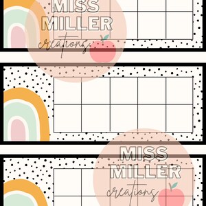 Groovy Boho Math Classroom Displays - Etsy