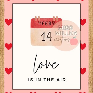 Modern Valentine's Day Classroom Decor Posters - Etsy