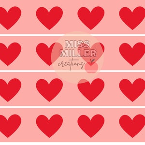 Modern Valentine's Day Bulletin Board Borders - Etsy