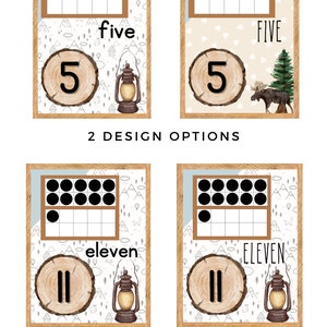 Adventure Classroom Number Posters - Etsy