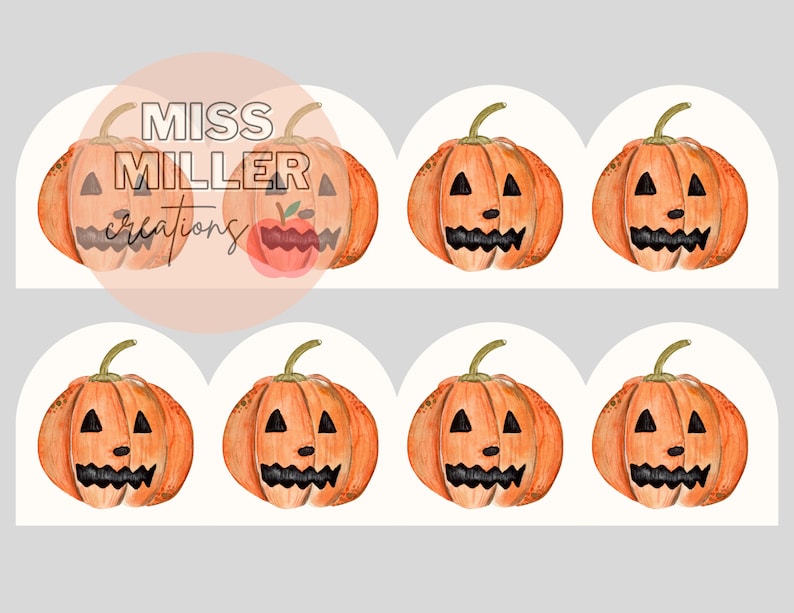Boho Halloween Bulletin Board Borders - Etsy